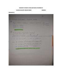 METODOS NUMERICOS para resolver - Docsity