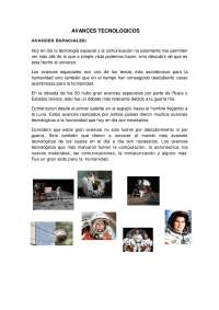 Avances Tecnologicos - Docsity