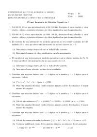 METODOS NUMERICOS para resolver - Docsity