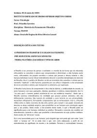 Descrição do olhar crítico - Docsity