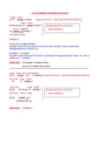 Appunti forma interrogativa francese - Docsity