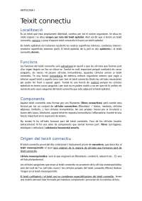 Histologia. Teixit connectiu. - Docsity