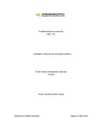Actividad 1 resumen sobre conceptos - Docsity