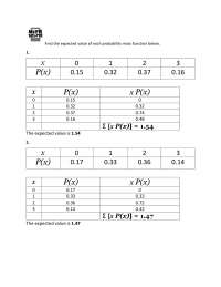 Statistics 1 Activity 1 Answers and solutions - Docsity
