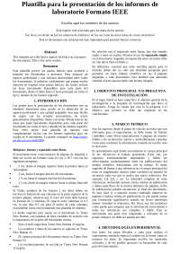 Guia para pre informes e informes de laboratorio - Docsity