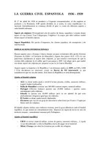 Guerra civil española - Docsity