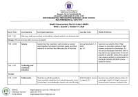 Weekly Home Learning Plan | Study Guides, Projects, Research English ...