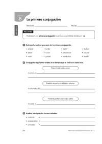 El verbo 3. Aprendizaje del verbo - Docsity