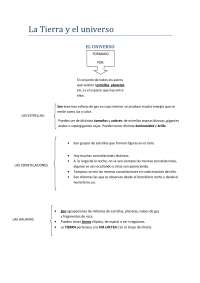 TEMA 1. LA TIERRA Y EL UNIVERSO. 5º PRIMARIA CCSS | Esquemas y mapas conceptuales de Humanidades ...