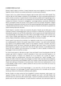 Il genere comico anni 20 - Docsity