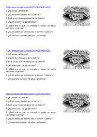 Comprensión oral de "La catrina" - Docsity