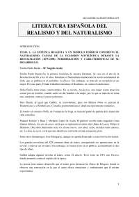 Realismo y naturalismo - Docsity
