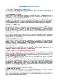 LA GUERRA CIVIL ESPAÑOLA - Docsity