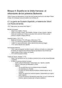 Historia de España bloque 4 - Docsity