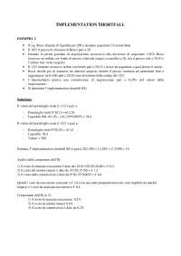 Esercizi implementation shortfall - Docsity