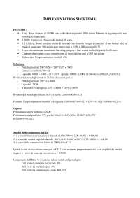 Soluzione esercizio implementation shortfall - Docsity