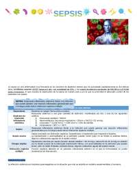 SEPSIS - DEFINICIÓN, CLASIFICACIÓN Y FISIOPATOLOGÍA - Docsity