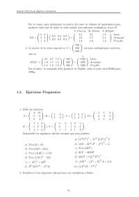 MATRICES - MATEMATICA II | Ejercicios de Matemáticas | Docsity