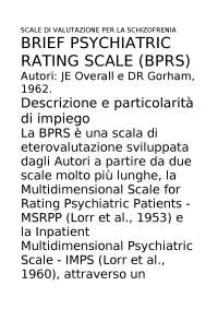Scale Griffiths e strumenti di valutazione - Docsity