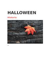 Historia de Halloween - Docsity
