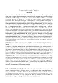 Italo Calvino - Se una notte d'inverno un viaggiatore - Docsity