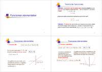 Matemáticas: Funciones elementales - Docsity