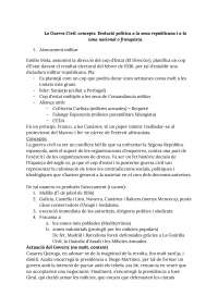 GUERRA CIVIL I FRANQUISME - Docsity
