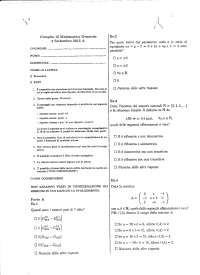 COMPITO DI MATEMATICA GENERALE - Docsity