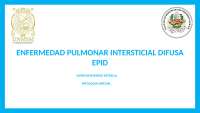 Enfermedad interticial difusa - Docsity