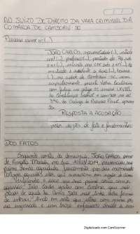 MODELO OAB - RESPOSTA À ACUSAÇÃO | Trabalhos Direito Penal | Docsity