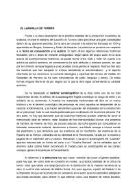 LAZARILLO DE TORMES CONTEXTO - Docsity