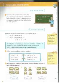 Propiedad distributiva: ejercicios resueltos | Matemáticas 4 Primaria ...