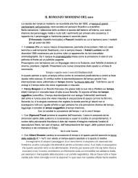 Il romanzo moderno del 900 - Pirandello e Svevo | Appunti di Lingue e letterature classiche ...