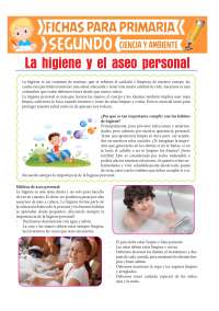 La higuiene y el aseo personal - Docsity