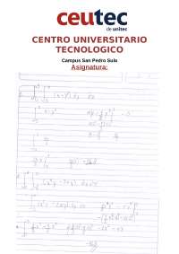 Este documento contiene ejercicios resueltos con integrales dobles | Ejercicios de Cálculo | Docsity