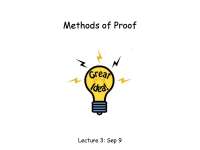 Methods of Proof Lecture - Docsity