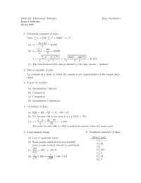 5 Problems in Test 1 - Introduction to Elementary Statistics | MATH 220 ...