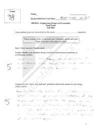 Engineering Design and Economics Solved Paper - Final Exam | ME 2024 ...