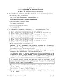7 Problems on Computer and Network Architecture - Midterm Exam | CS ...