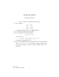4 Practice Problems on Fundamental Concepts in Topology - Quiz 2 | MATH ...