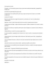 Il mio spazio nel mondo - Docsity
