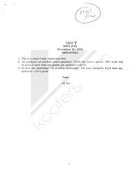 Test 4 with Answer Key | Statics | ESM 2104 - Docsity