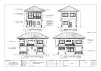 Architectural Plan of Two Storey Residential - Docsity