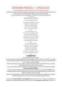 Confronto "X Agosto" e "L'assiuolo" - Docsity