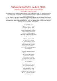 La Mia Sera_Giovanni_Pascoli - Docsity
