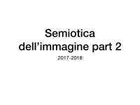Semiotica dell'immagine seconda parte - Docsity