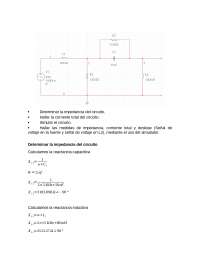 Diseño Filtros pasivos RL, RC y RLC - Docsity