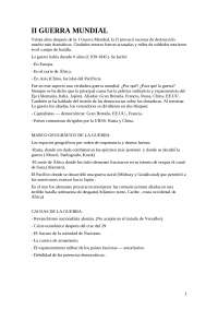 SEGUNDA GUERRA MUNDIAL - Docsity