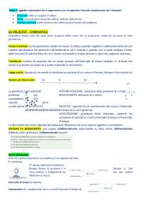 Schema di fisica sulla cinematica | Schemi e mappe concettuali di ...