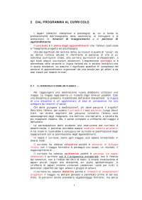 Dal programma al curricolo - Docsity